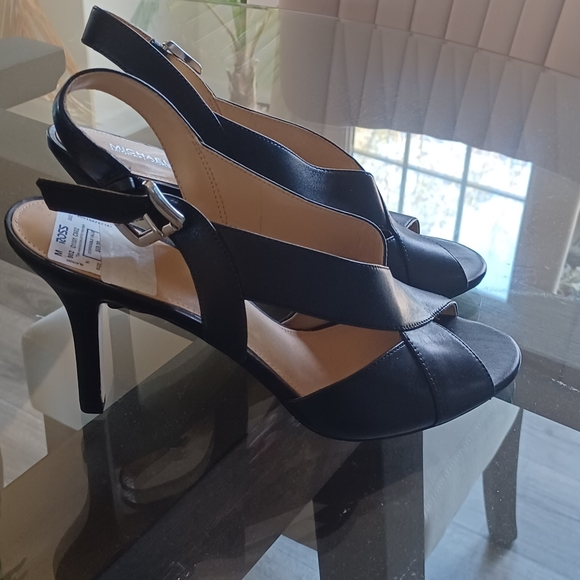 Michael Kors | Shoes | Mk New Sleek Black Stiletto 3inch Heelsnwot ...